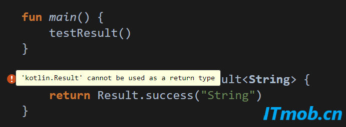 Kotlin Exception - 'kotlin.Result' cannot be used as a return type - ITmob