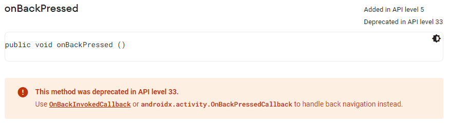 onBackPressed 已弃用，使用 AndroidX API 实现Android 13对预测性返回手势（predictive back gesture）的支持 - ITmob
